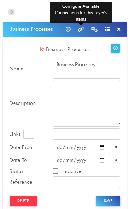 How to map relationships between layers